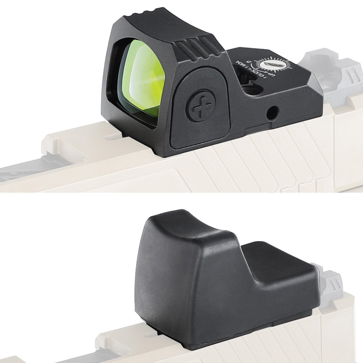 ohhunt® 3 MOA Pistol Micro Red Dot Sight 5 Reticle Brightness Compatib