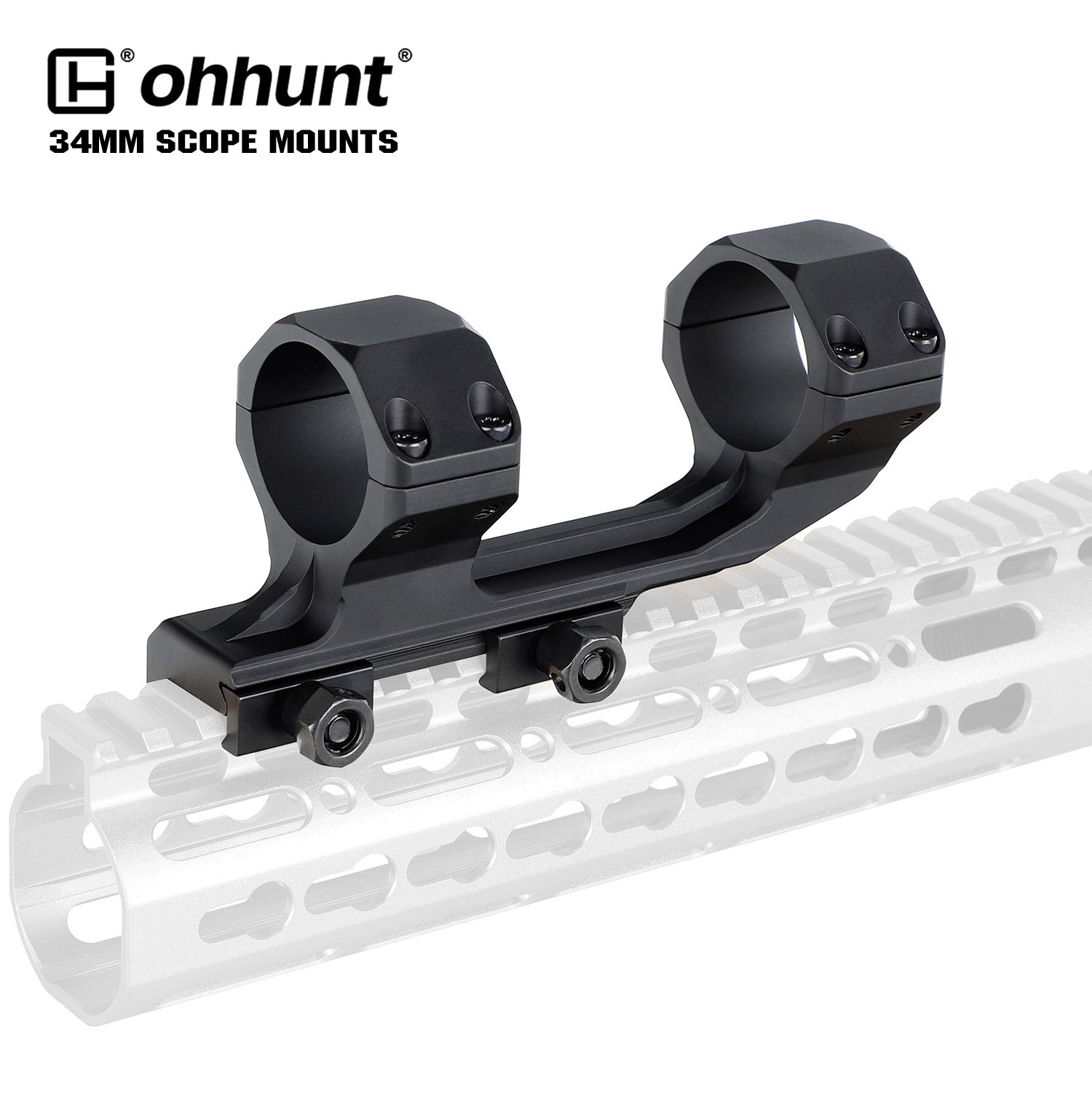 ohhunt® 34mm Picatinny Cantilever Scope Mount