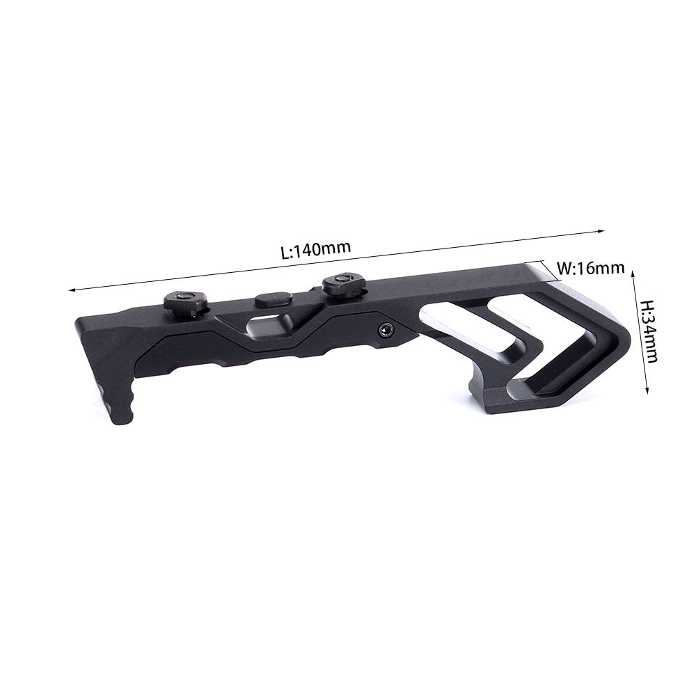 Angled Foregrip Aluminum Handstop fit Both Keymod & M-Lok AR-15 AR-10 ...