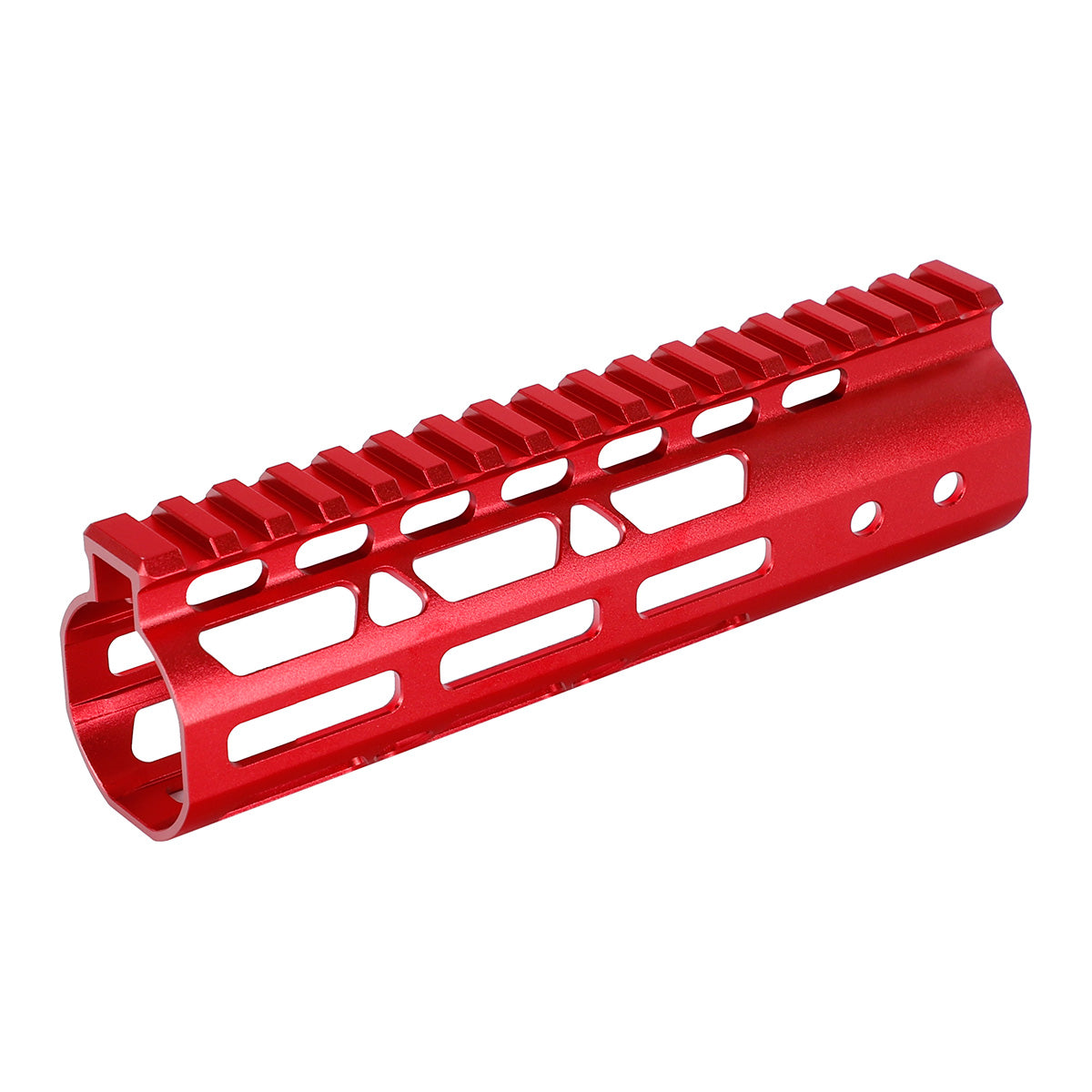 ohhunt AR15 Red Handguard M-lok with Steel Barrel Nut