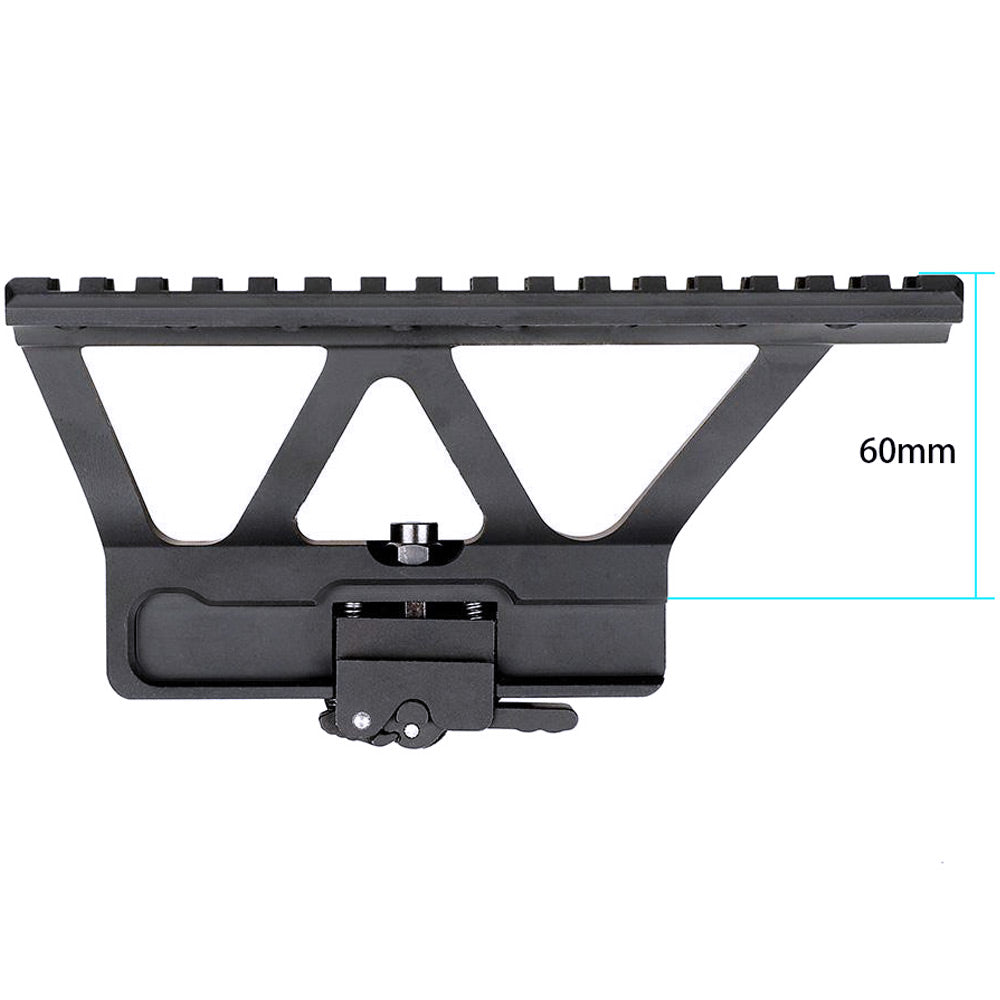 ohhunt Quick Detach Picatinny Scope Mount AK Side Rail Picatinny Side ...