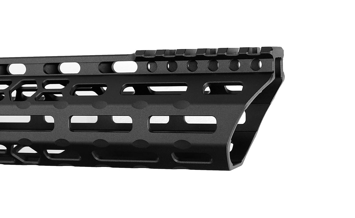 AR-10 LR-308 M-lok Handguard Ultra Light & Slim with Barrel Nut 15" 17 ...