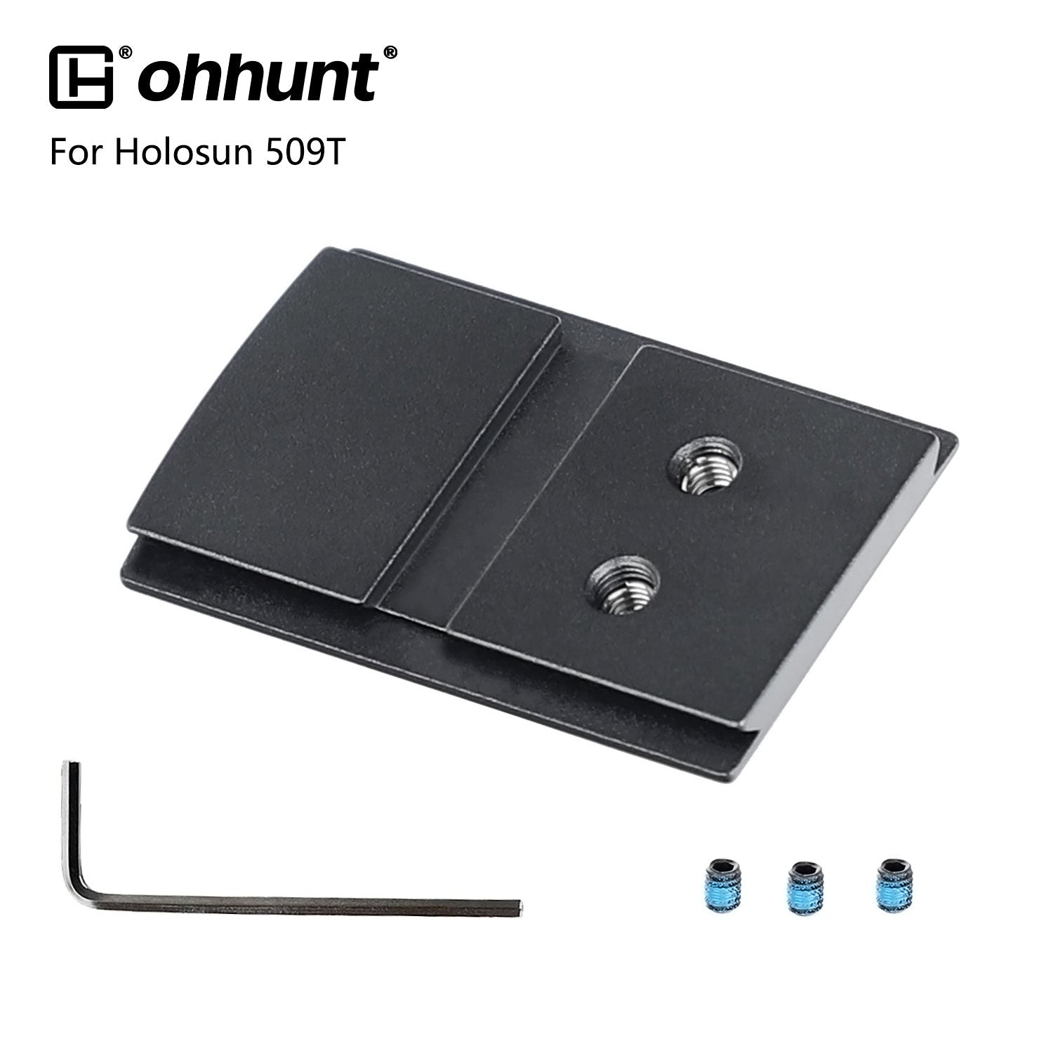 ohhunt® Red Dot Adapter Plates for Holosun 509T Suitable for Glock 17
