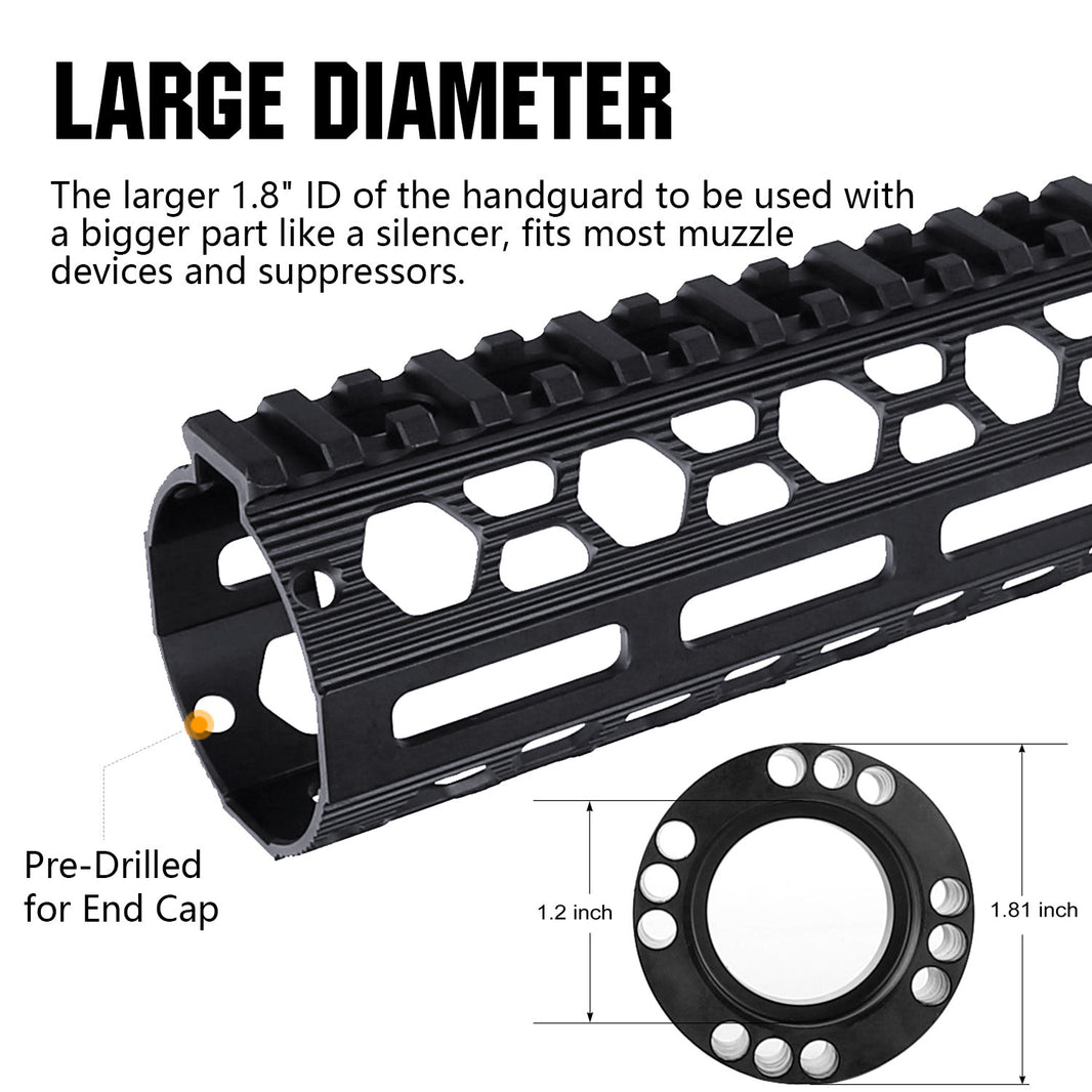 AR-15 Ultra Light Handguard | Best for your lightweight AR 15 build ...
