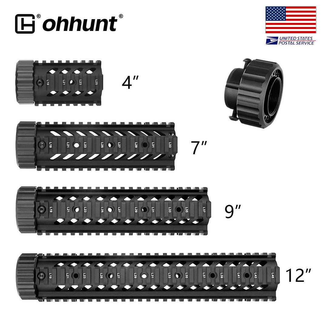 AR-15 Free Float Quad Rail Handguard on Sale – ohhunt