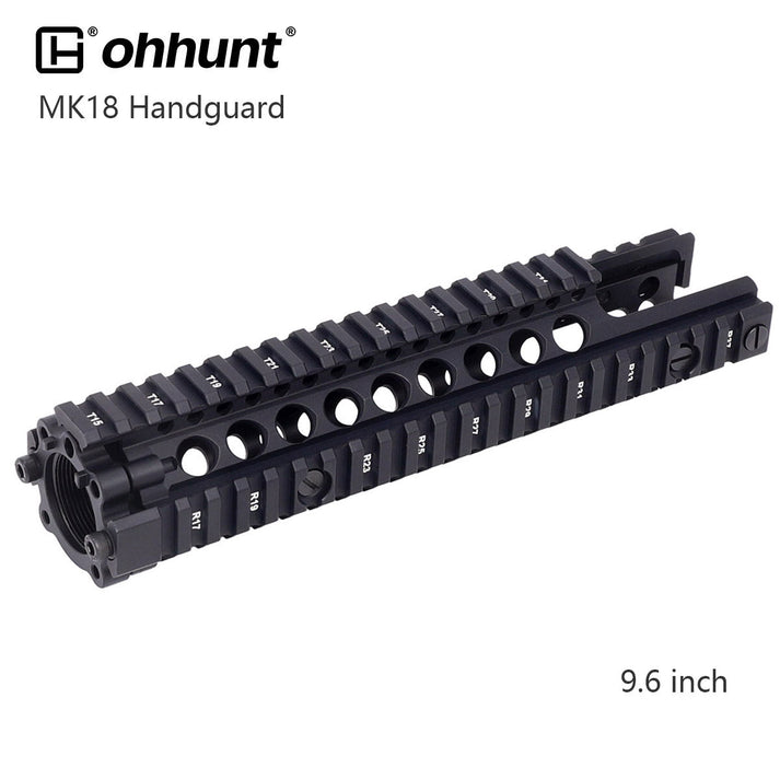 MK18 Handguard with FSP Cutout Quad Rail Two-pieces Design AR-15 Mid L ...