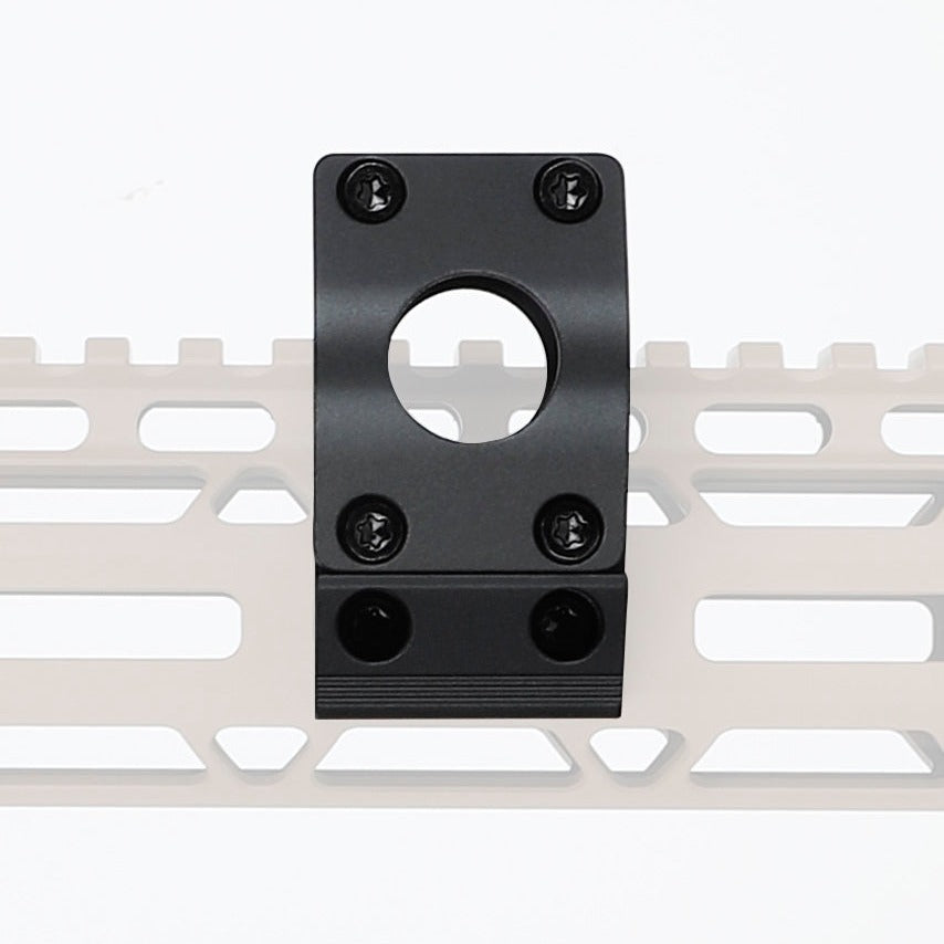 ohhunt 45 degree Offset M-lok Flashlight Mount for 1 inch Diameter Fla