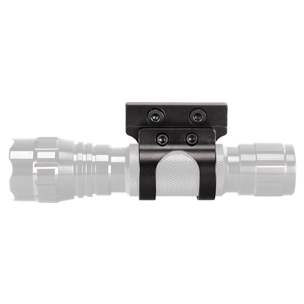ohhunt 1 in Offset Flashlight Torch Mount Fit Both M-lok & Keymod Rails