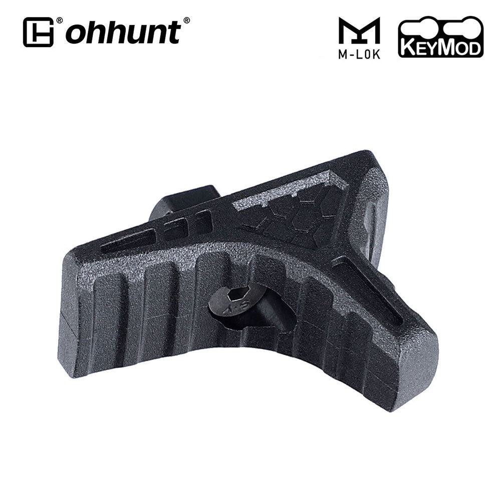 Polymer Mini Handstop for M-Lok & Keymod Python Pattern - 1.58“ – ohhunt