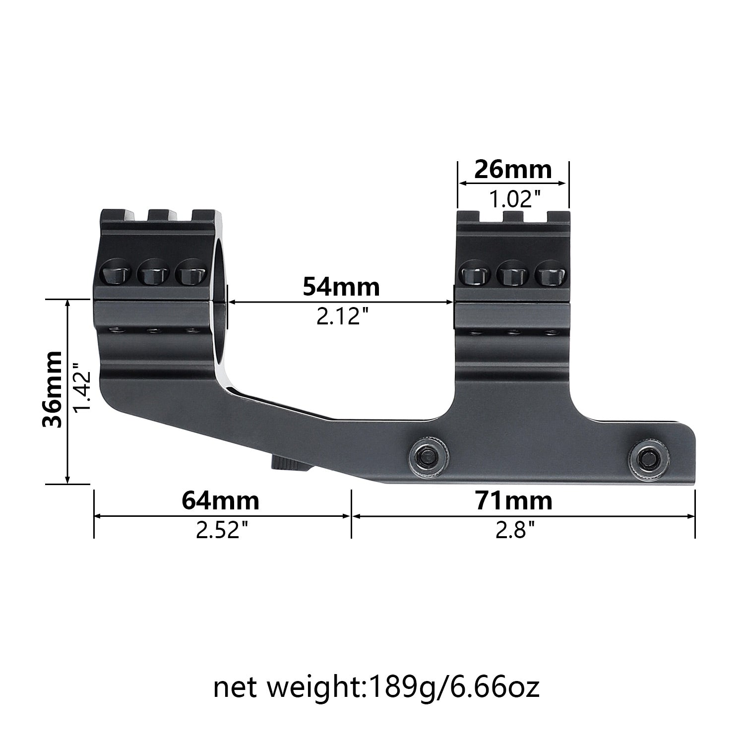 Cantilever Mount for Scope – ohhunt