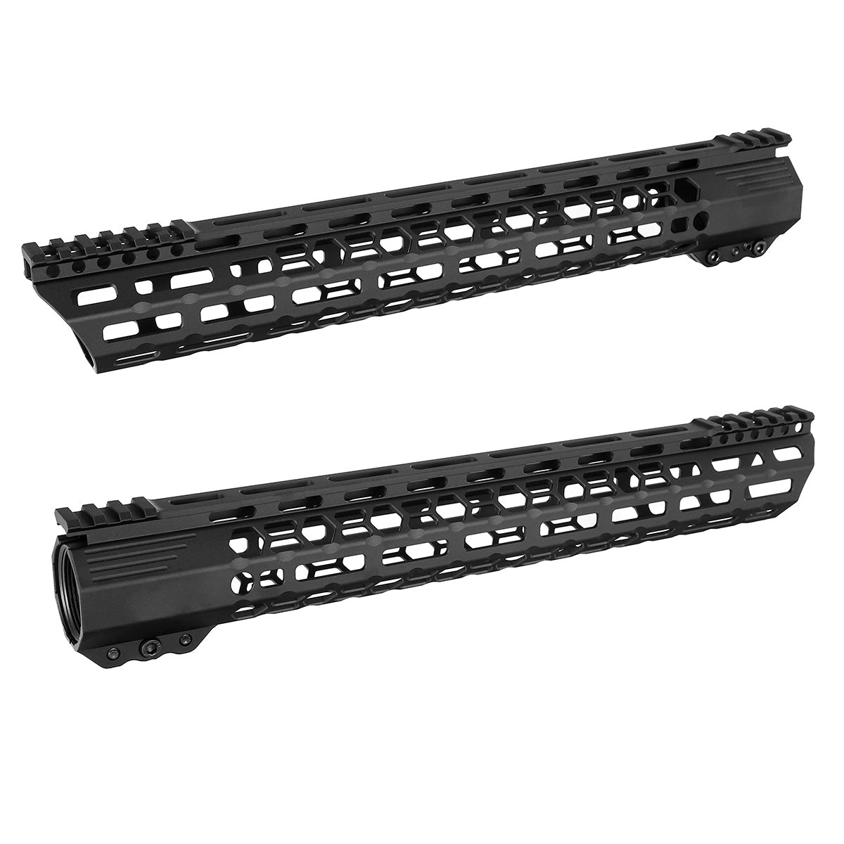 AR-10 LR-308 Handguard Ultra Light & Slim with Barrel Nut - 15 inch ...