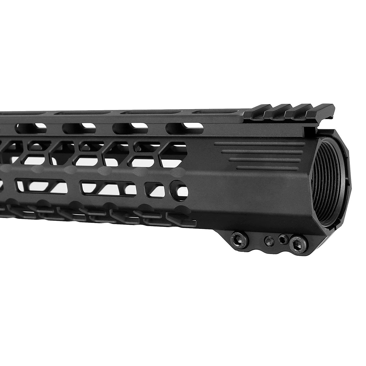 AR-10 LR-308 Handguard Ultra Light & Slim with Barrel Nut - 17 inch ...