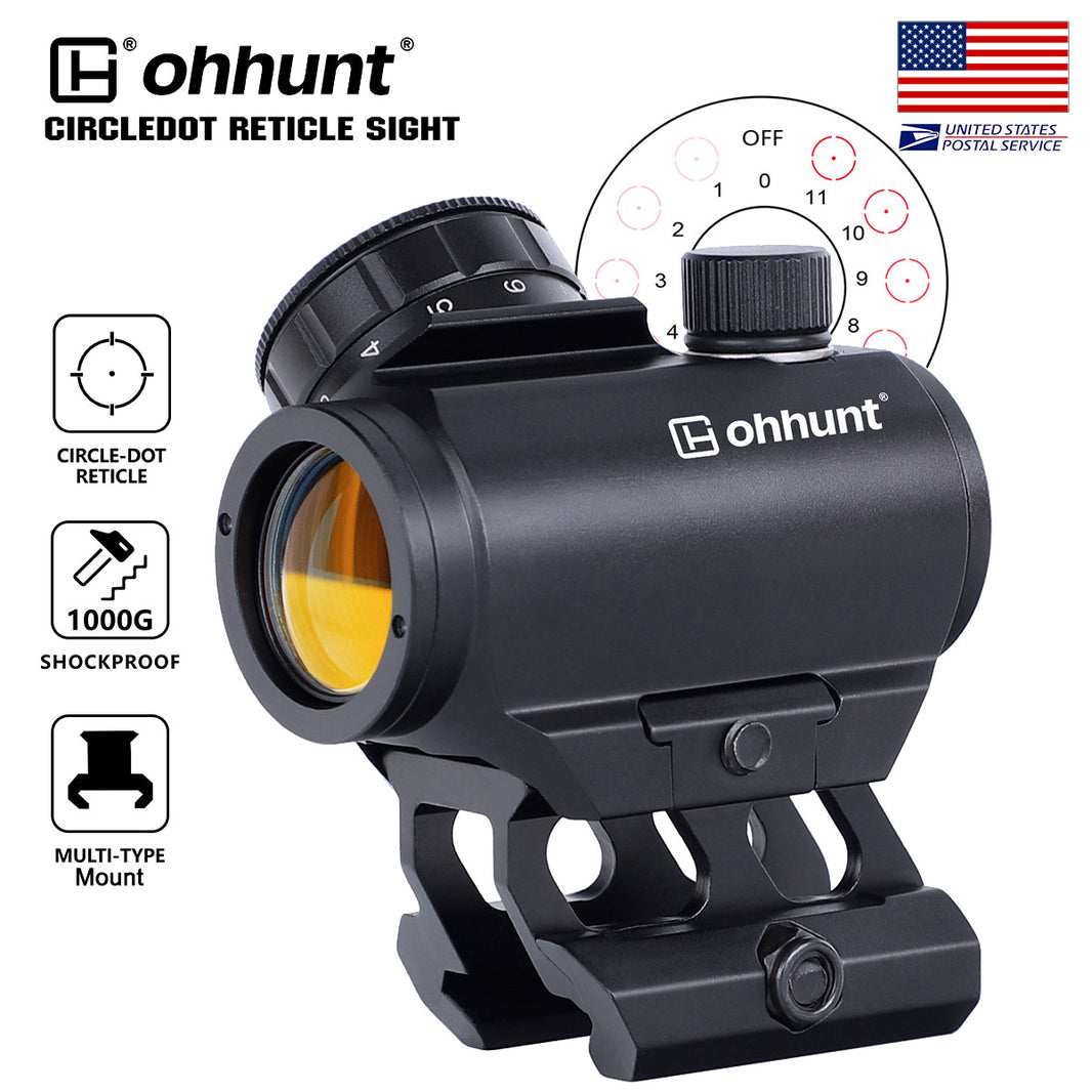 Red Dot Sight with Circle Dot Reticle – ohhunt