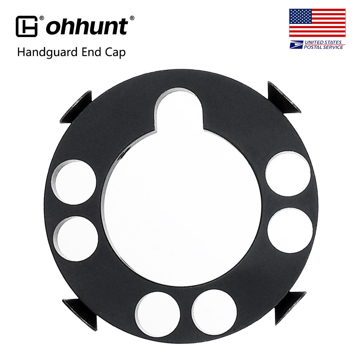 ohhunt® AR-15 Handguard End Cap 1.05" Inner Diameter