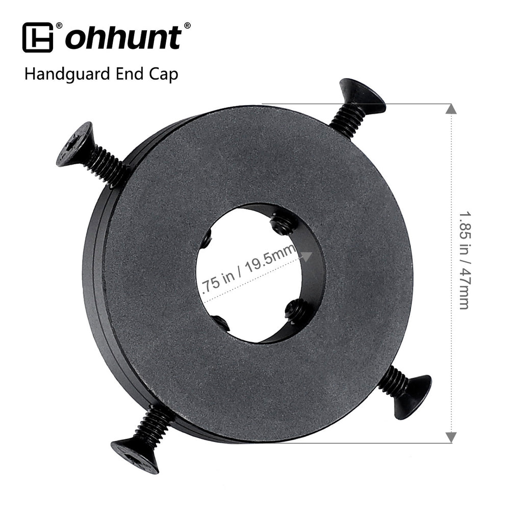 ohhunt® AR10/LR-308 Handguard End Cap .750 inch Inner Diameter