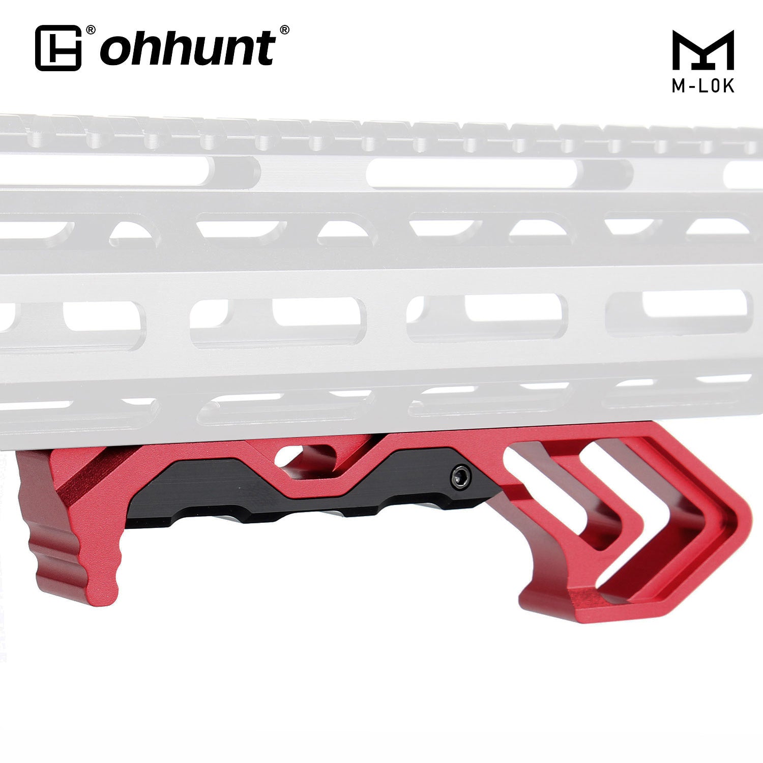 AR-15/AR-10 M-Lok Handstop Barricade Stop Aluminum - Red – ohhunt