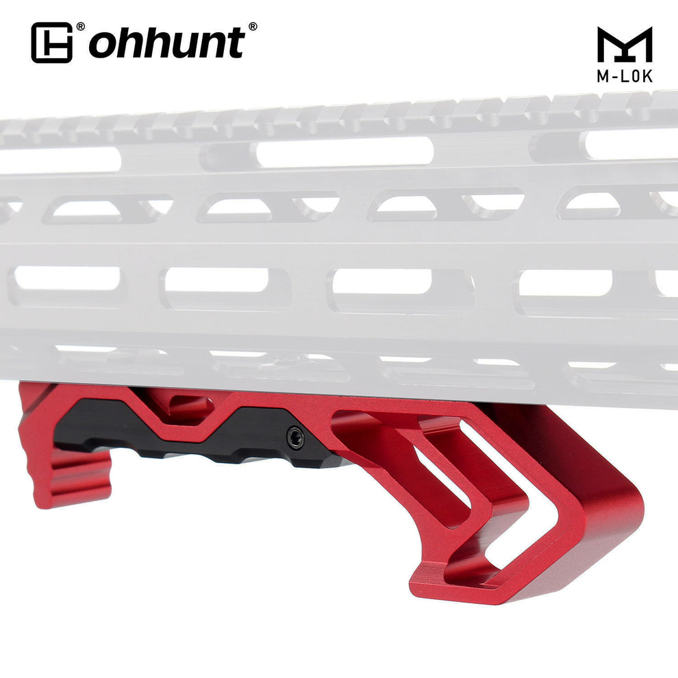 AR-15/AR-10 M-Lok Handstop Barricade Stop Aluminum - Red – ohhunt