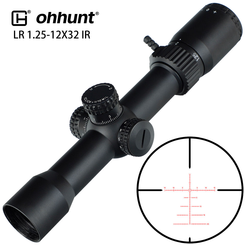 ohhunt LR 1.25-12x32 Rifle Scopes Budget LPVO Optics