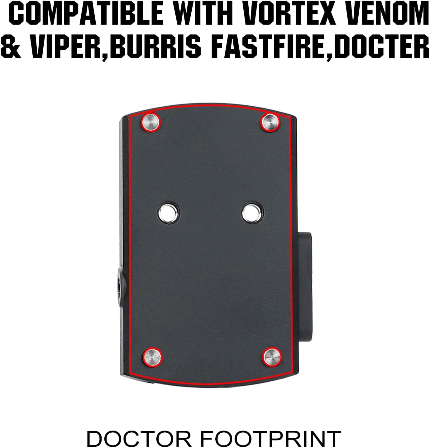 ohhunt® Picatinny Red Dot Mount Adapter Plate fit for Docter/Noblex Fo