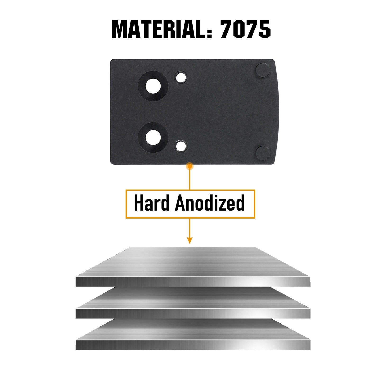 RMSC to RMR Adapter Plate for RMS Cut Slide – ohhunt