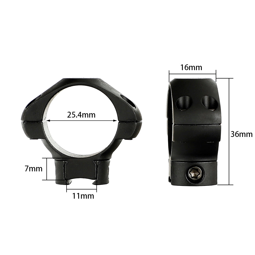 1 inch/25.4mm Scope Rings – ohhunt