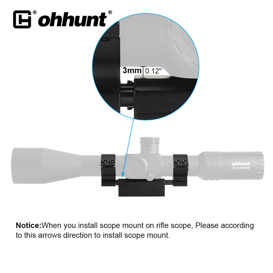 High Scope Ring Mount – ohhunt