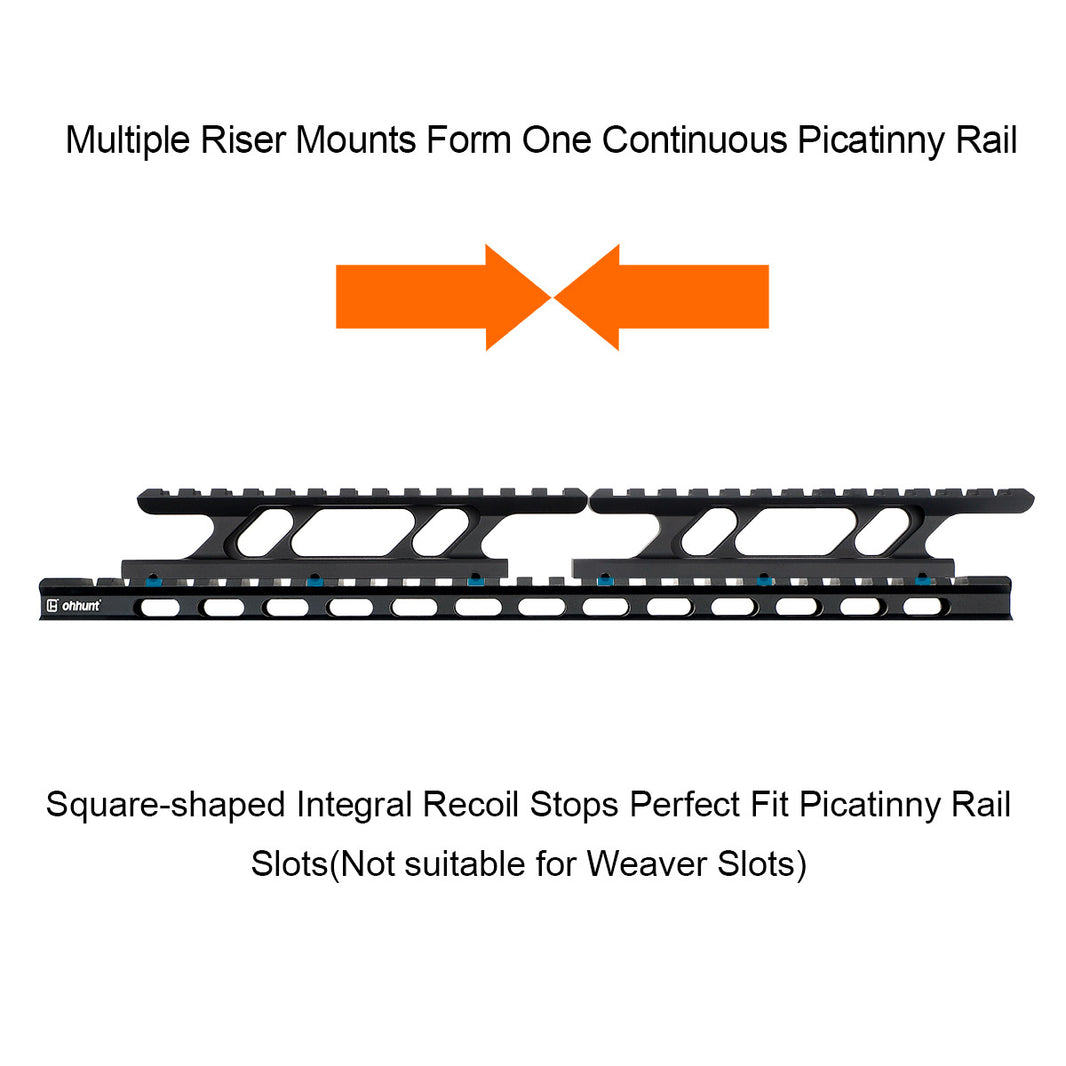 Ultra Cheap AR-15 Picatinny Railed Scope Riser Mount – ohhunt
