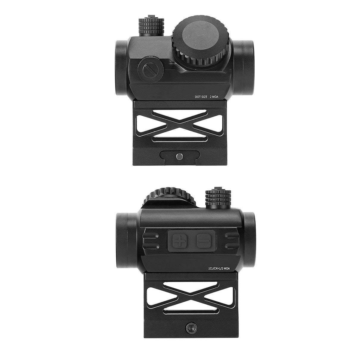 ohhunt® 2 MOA Shake Awake Red Dot Sight 12 Brightness Settings with Ab