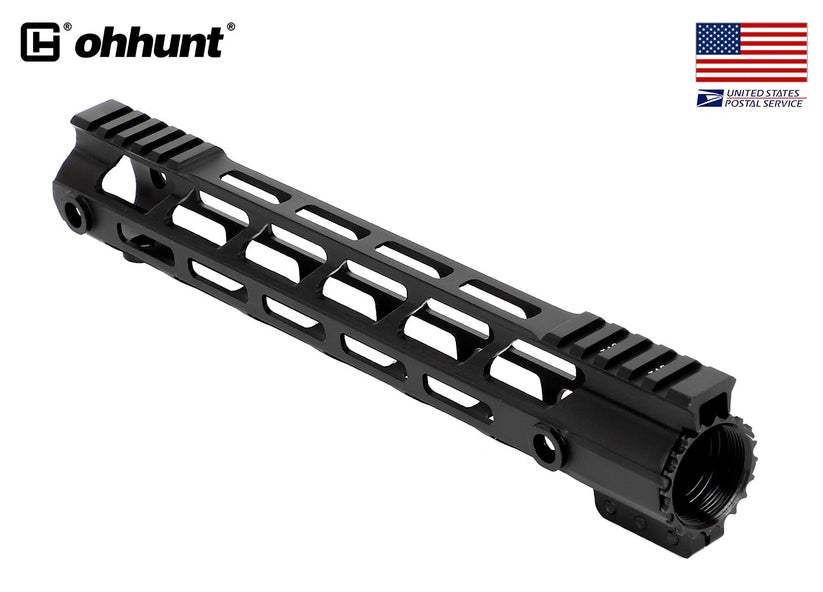 AR-15 12" Slim Lightweight Free Float M-LOK Handguard With Barrel Nut ...