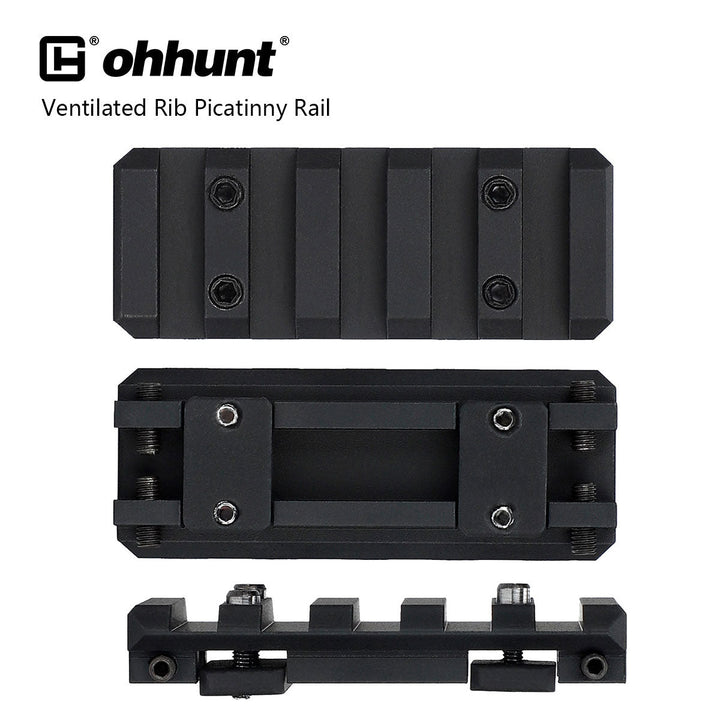 Vent Rib Mount Adapter for Shotgun | Ventilated Rib Picatinny Rail – ohhunt