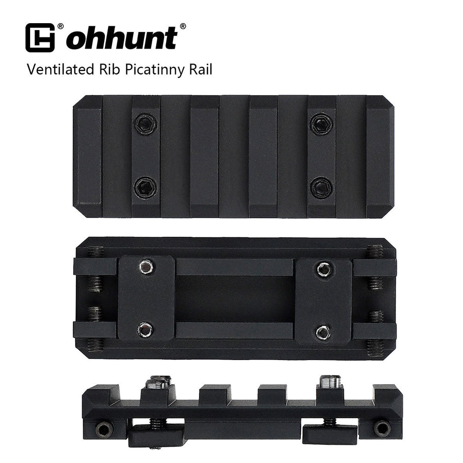 Vent Rib Mount Adapter for Shotgun | Ventilated Rib Picatinny Rail – ohhunt