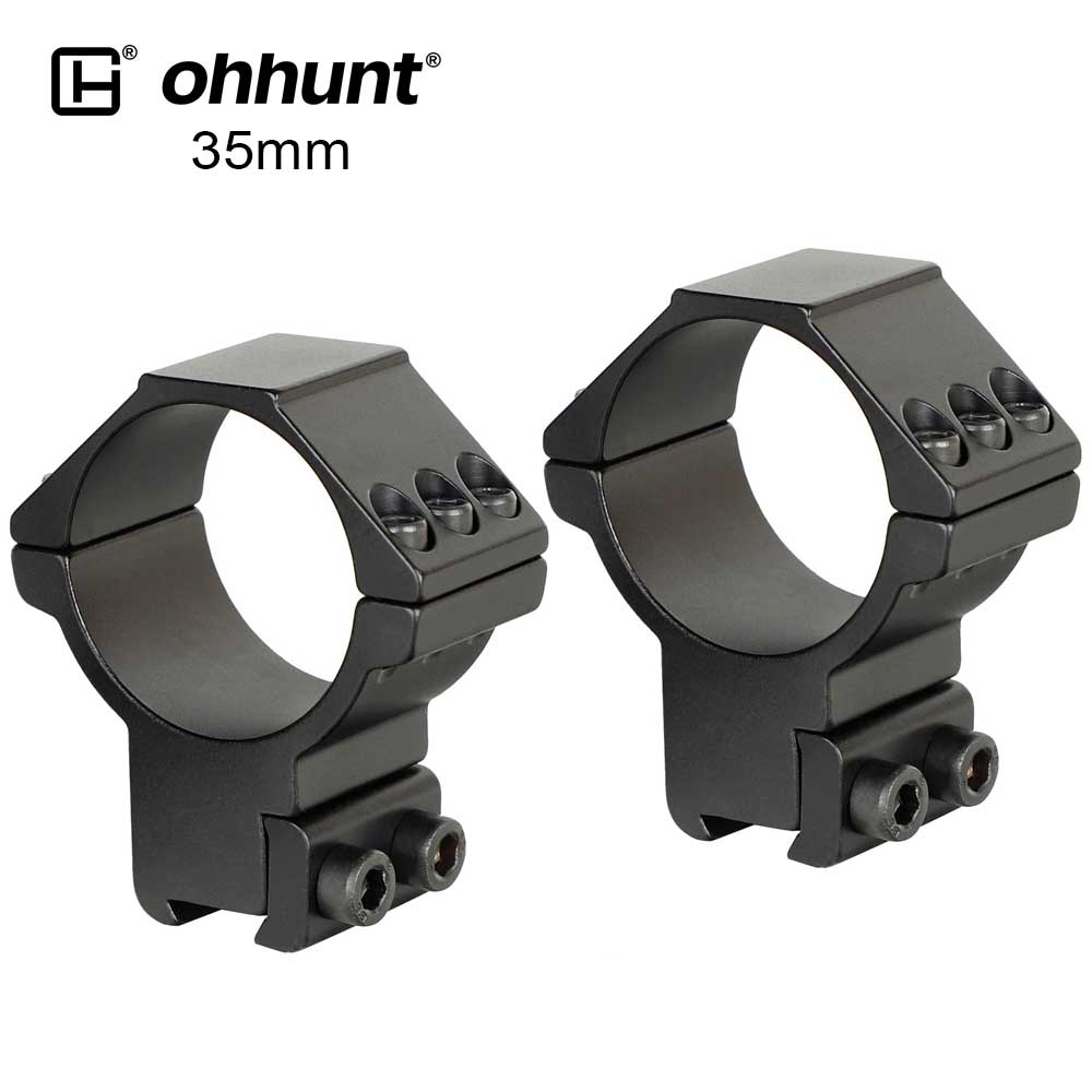ohhunt® 35mm Dovetail Scope Rings High Profile 2PCs