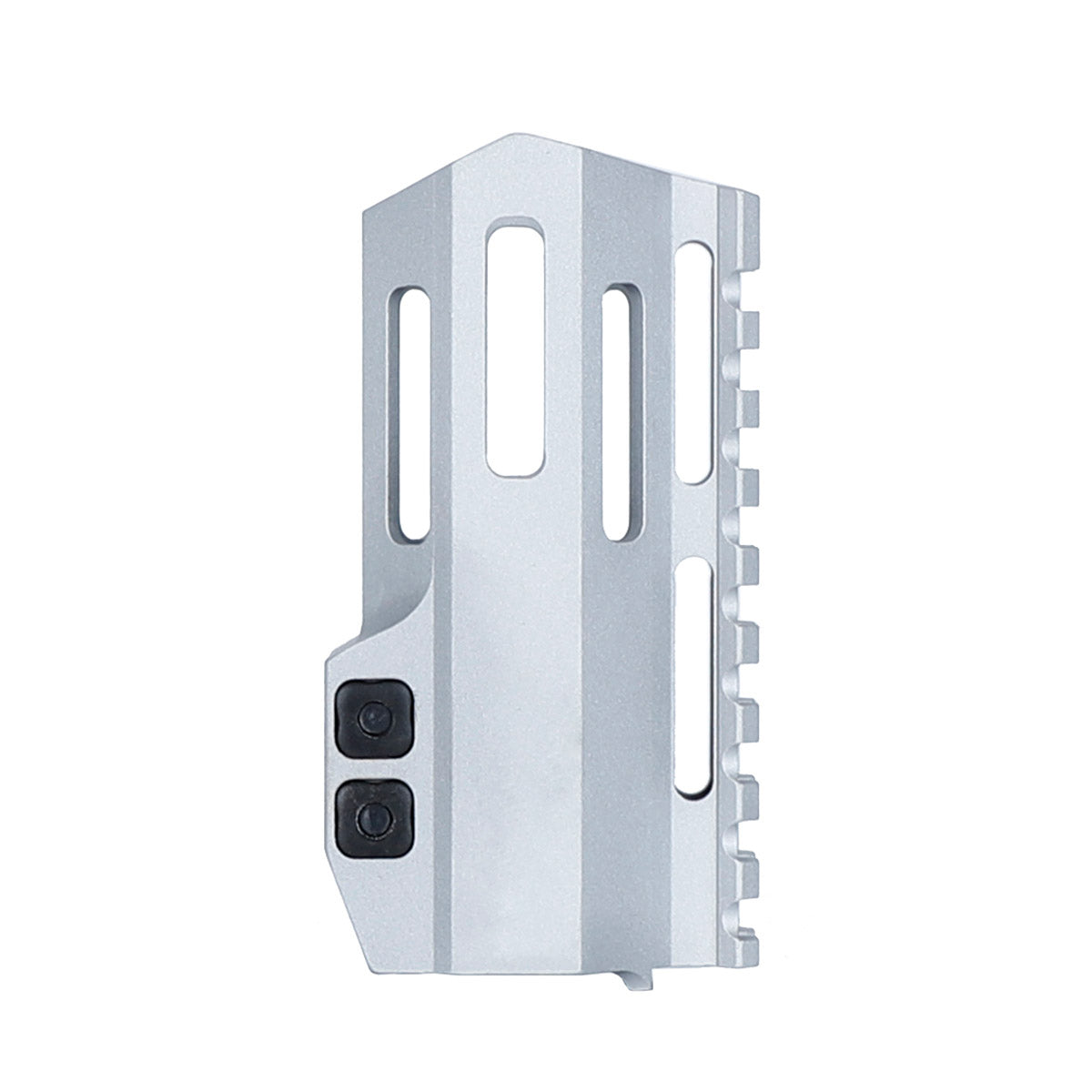 Unbranded AR-15 Raw 4 inch M-lok Handguard Free Float, Silver Color ...