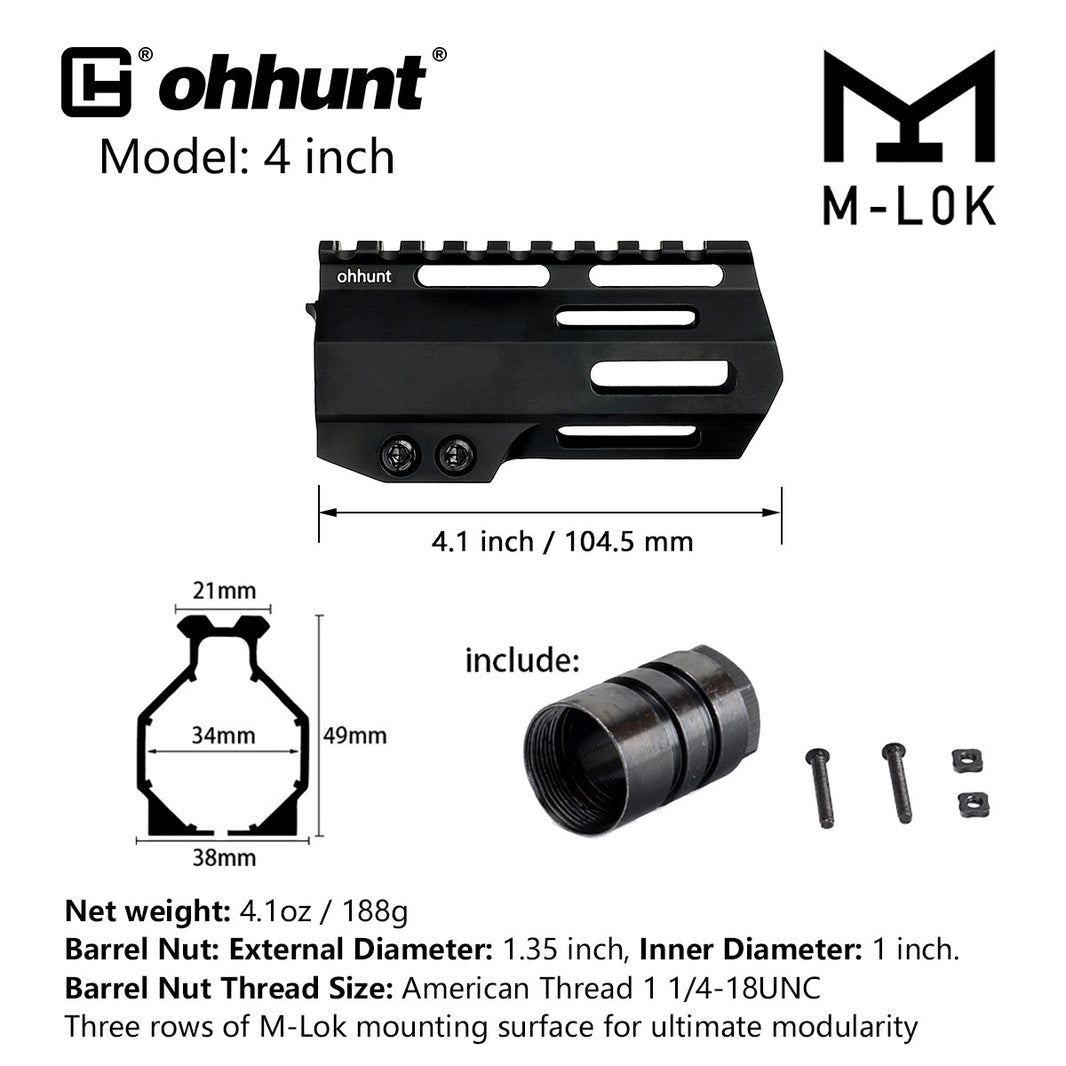 Free Float M-LOK Handguard & Accessories On Sale! – ohhunt