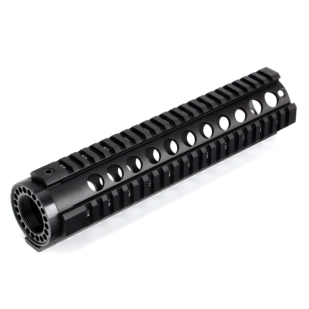 ohhunt® AR-15 10" Free Float Quad Rail Handguard - Round Vent Holes