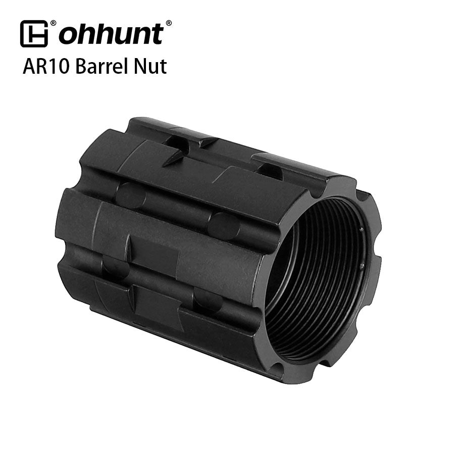 ohhunt® 7075-T6 Aluminum Barrel Nut fit both AR10 & LR-308 Handguard