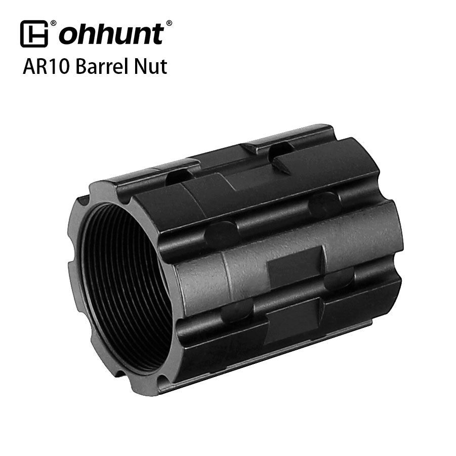 ohhunt® 7075-T6 Aluminum Barrel Nut fit both AR10 & LR-308 Handguard