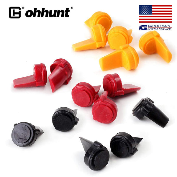 ohhunt® Rubber Accu Wedge 5 Pcs for AR15/M4/M16 Rifles - Black Red Yel
