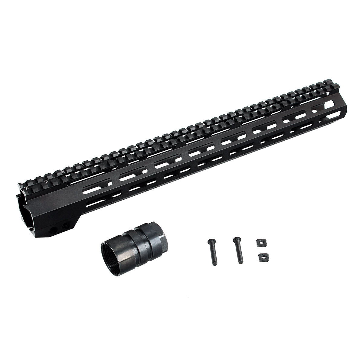 ohhunt® AR-15 15 inch Free Float M-Lok Handguard Low Profile With Stee