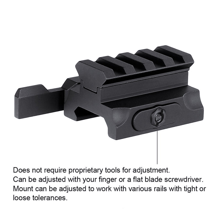 Ultra Cheap Picatinny Rail Riser Mount for Red Dot – ohhunt