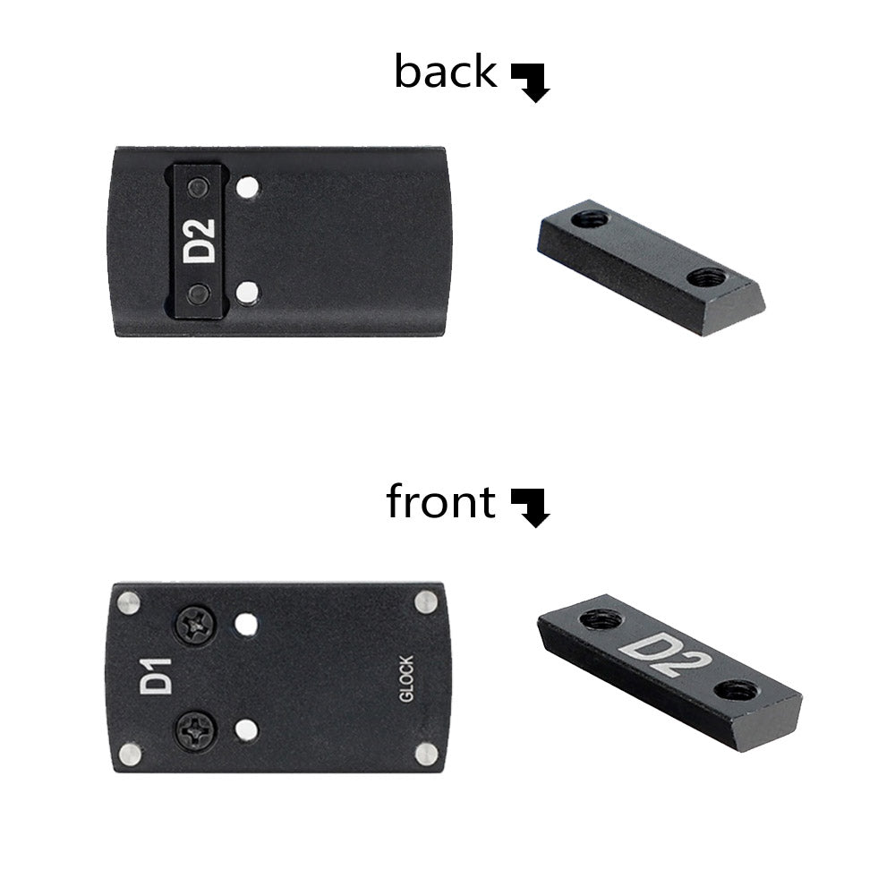 ohhunt Glock Red Dot Mount Adapter Plate Compatible with Vortex Venom