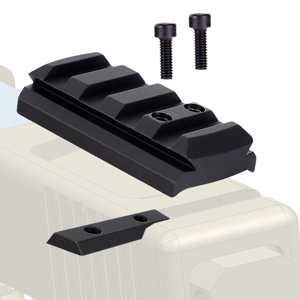 Red Dot Sight Mount Plate for Install Pistol GLock RMR RMS Doctor OTW ...
