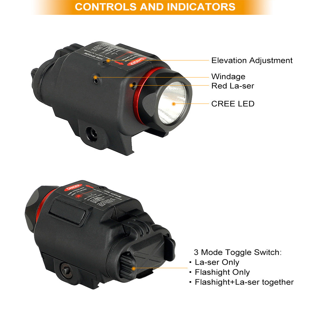 Tactical Laser Flashlight Combo For AR-15 – ohhunt
