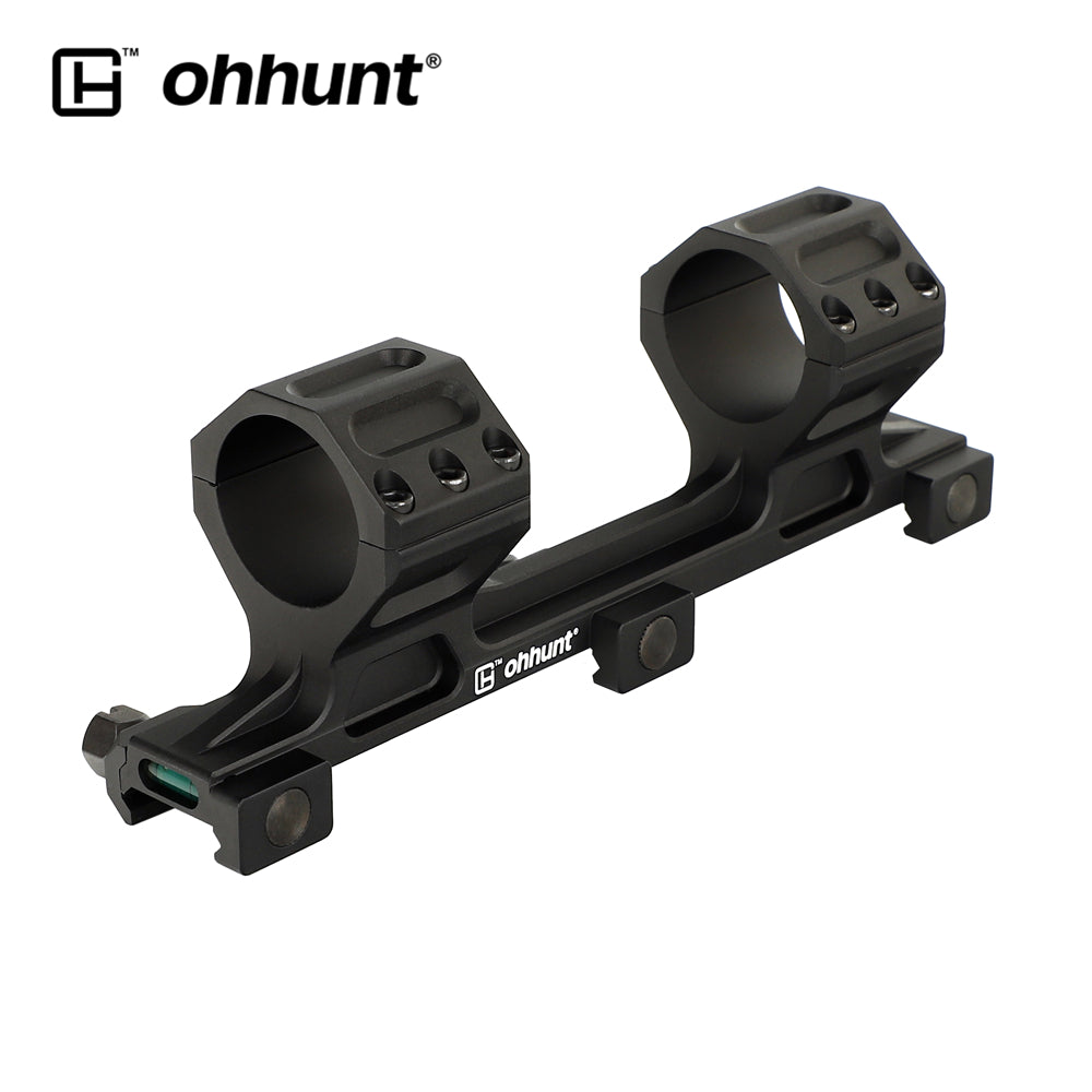 ohhunt 1 inch 30mm Picatinny Cantilever Scope Mounts with Bubble Level