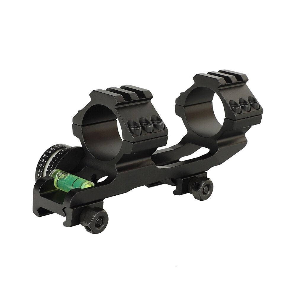 ohhunt 1 inch 30mm Picatinny Mount with Angle Cosine Indicator Kit Bub