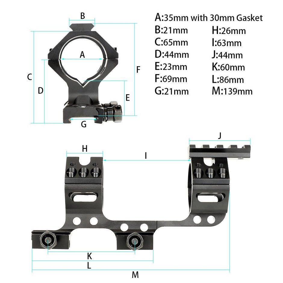 Cantilever Mount for Scope – ohhunt