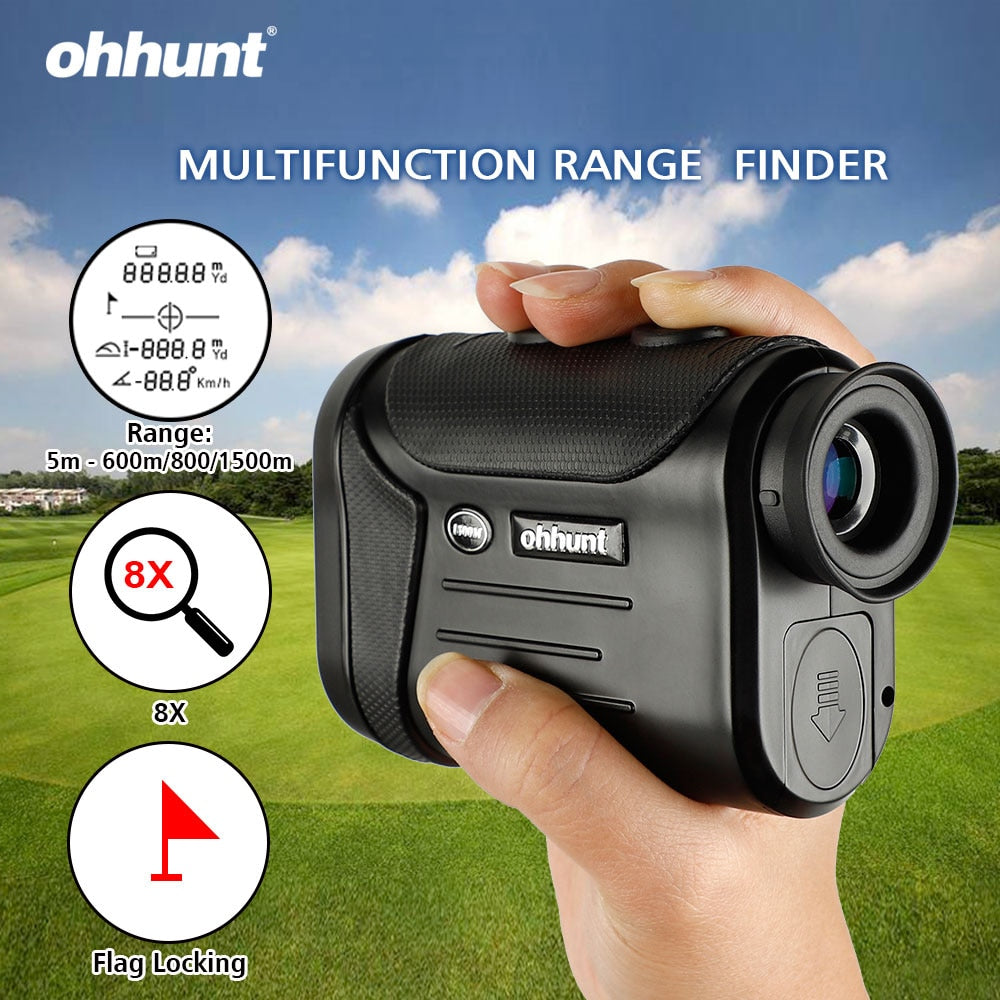 ohhunt 600M 800M 1500M 8X Multifunction Laser Rangefinders Hunting Golf ...