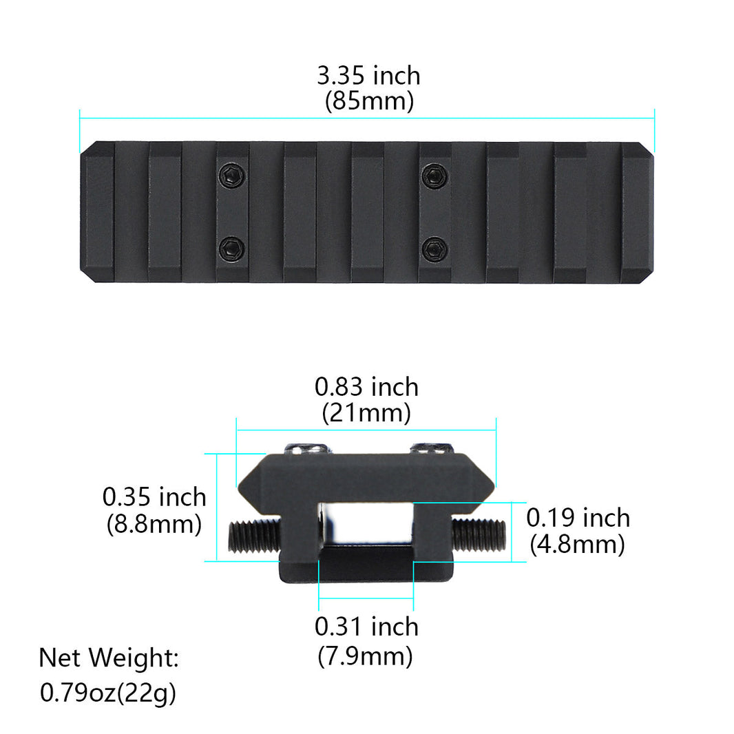 Vent Rib Mount Adapter for Shotgun | Ventilated Rib Picatinny Rail – ohhunt